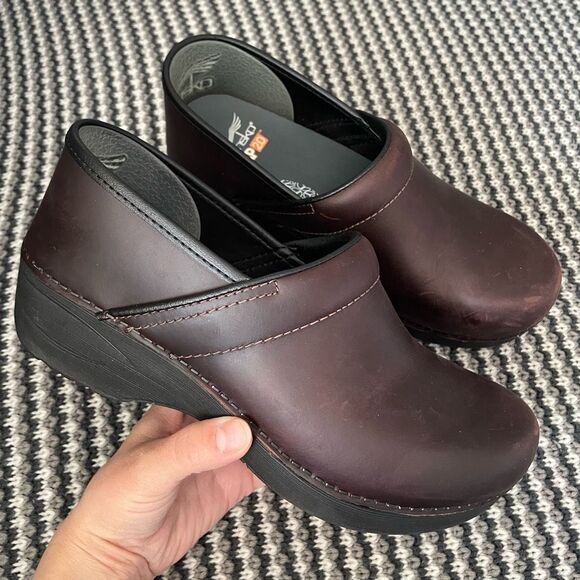 Dansko | Shoes | Dansko Rich Brown Leather Clogs | Poshmark
